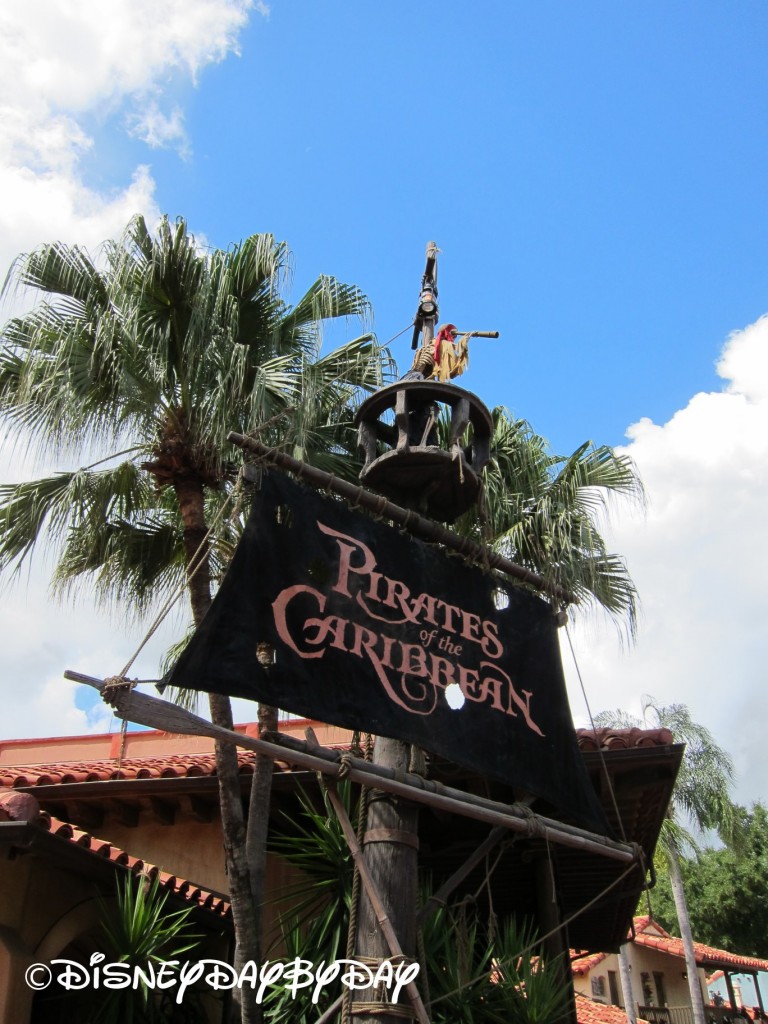 Pirates of the Caribbean Sign | DisneyDayByDay