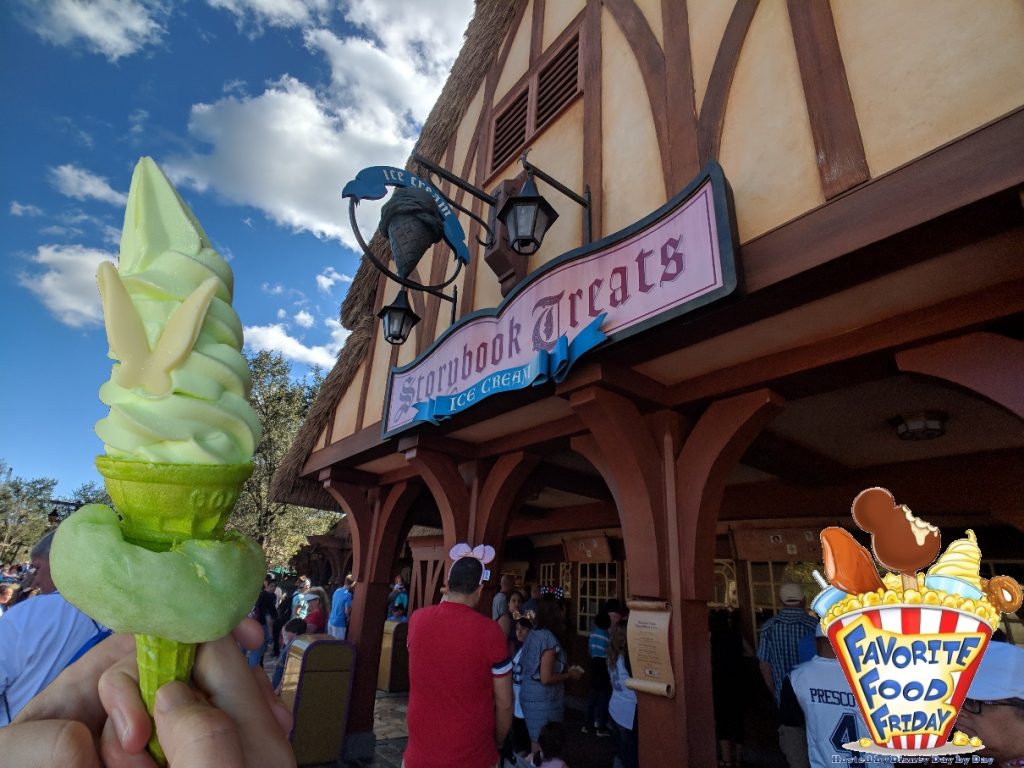 Favorite Food Friday – Tinker Bell Ice Cream Cone | DisneyDayByDay